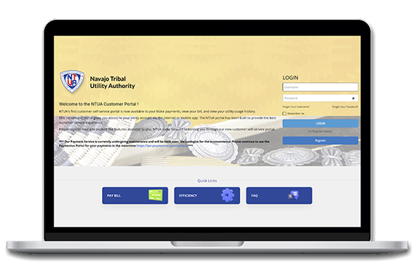 Navajo Tribal Utility Authority CustomerPortaltipsNTUA